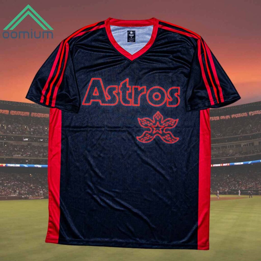 Astros Stranger Things Night Football Jersey 2024 Giveaway - oomium.com