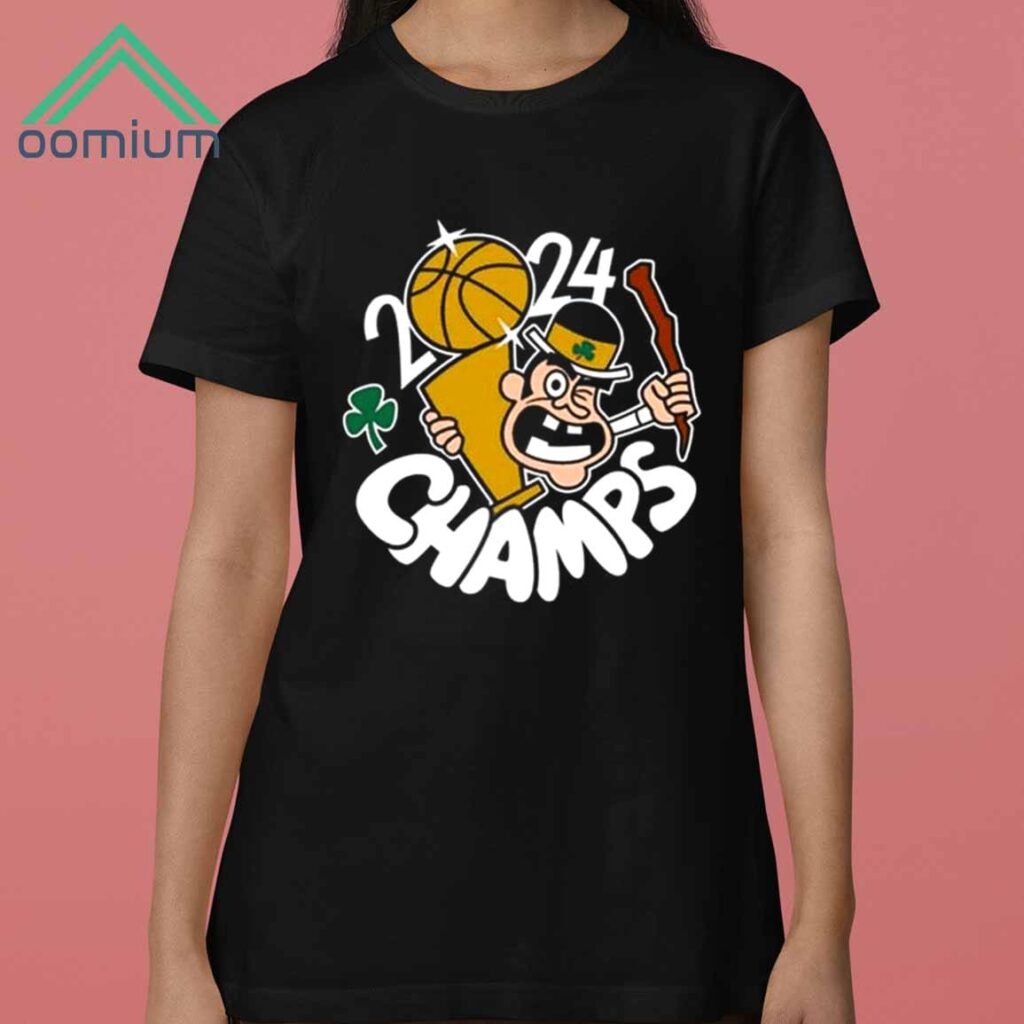 Boston 2024 Champs Leprechaun Shirt - oomium.com