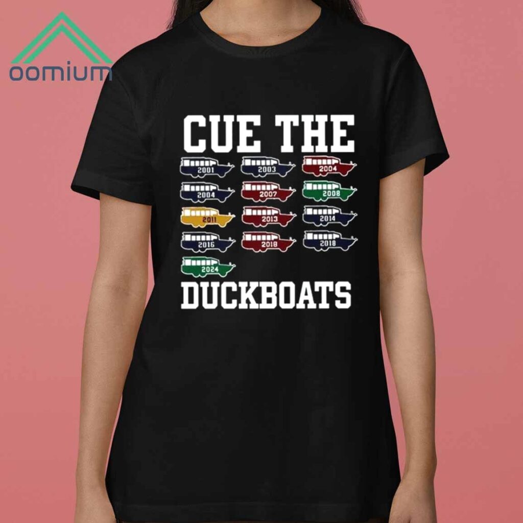 Celtics Cue The Duckboats 2024 Shirt - oomium.com