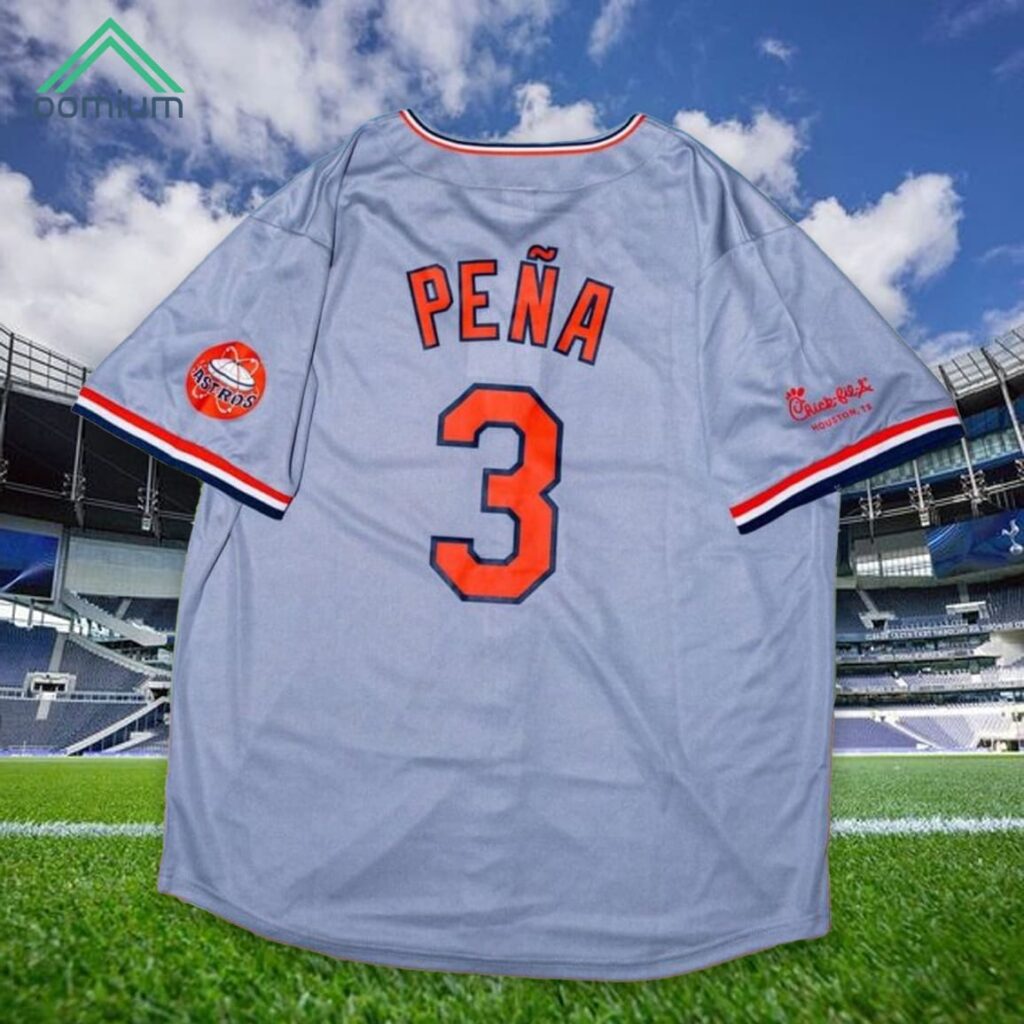 Astros Jeremy Pena Grey 70s Throwback Jersey Giveaway 2024 - oomium.com