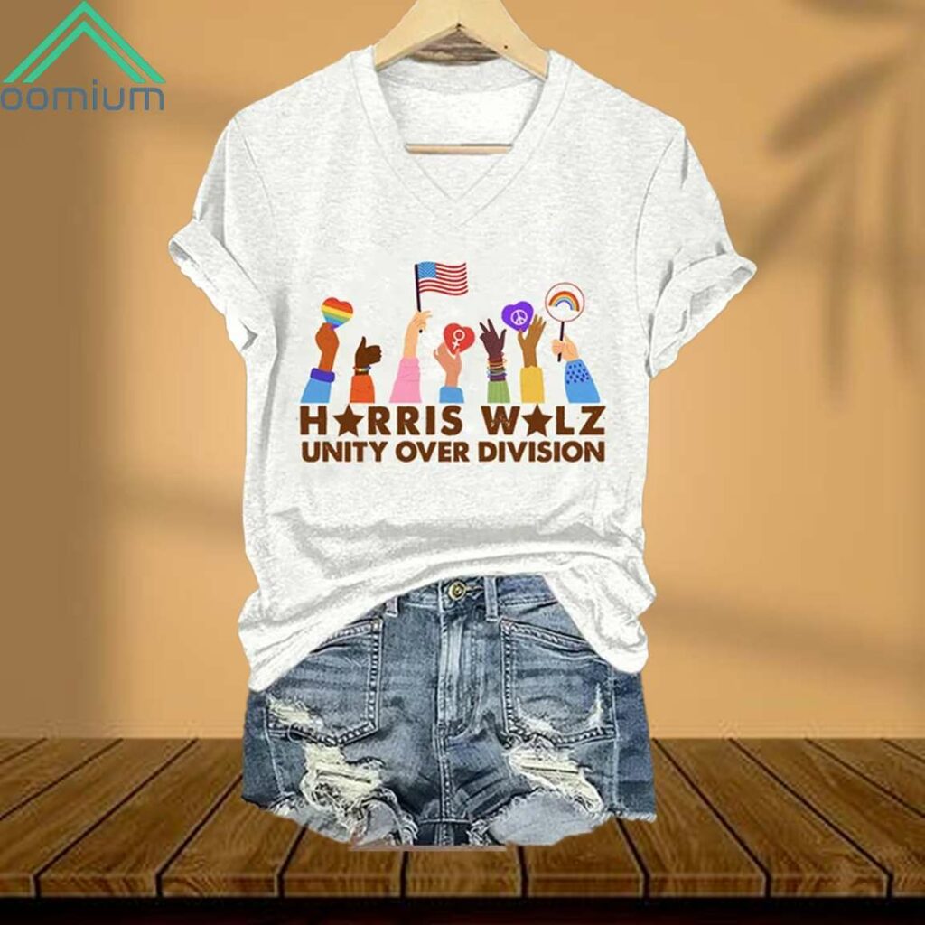 Harris Walz Unity Over Division Shirt - oomium.com