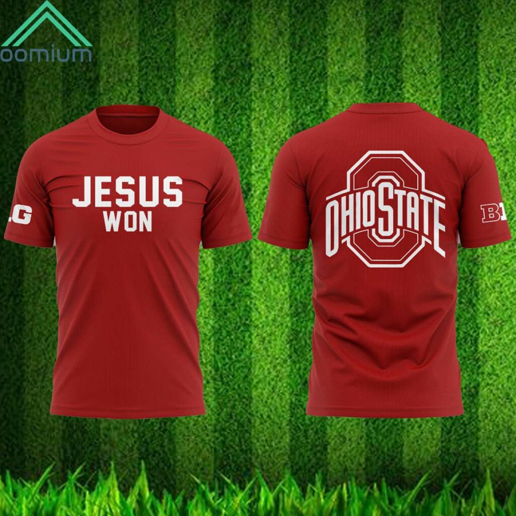 Ohio State Football Jesus Won Shirt 2024 - oomium.com