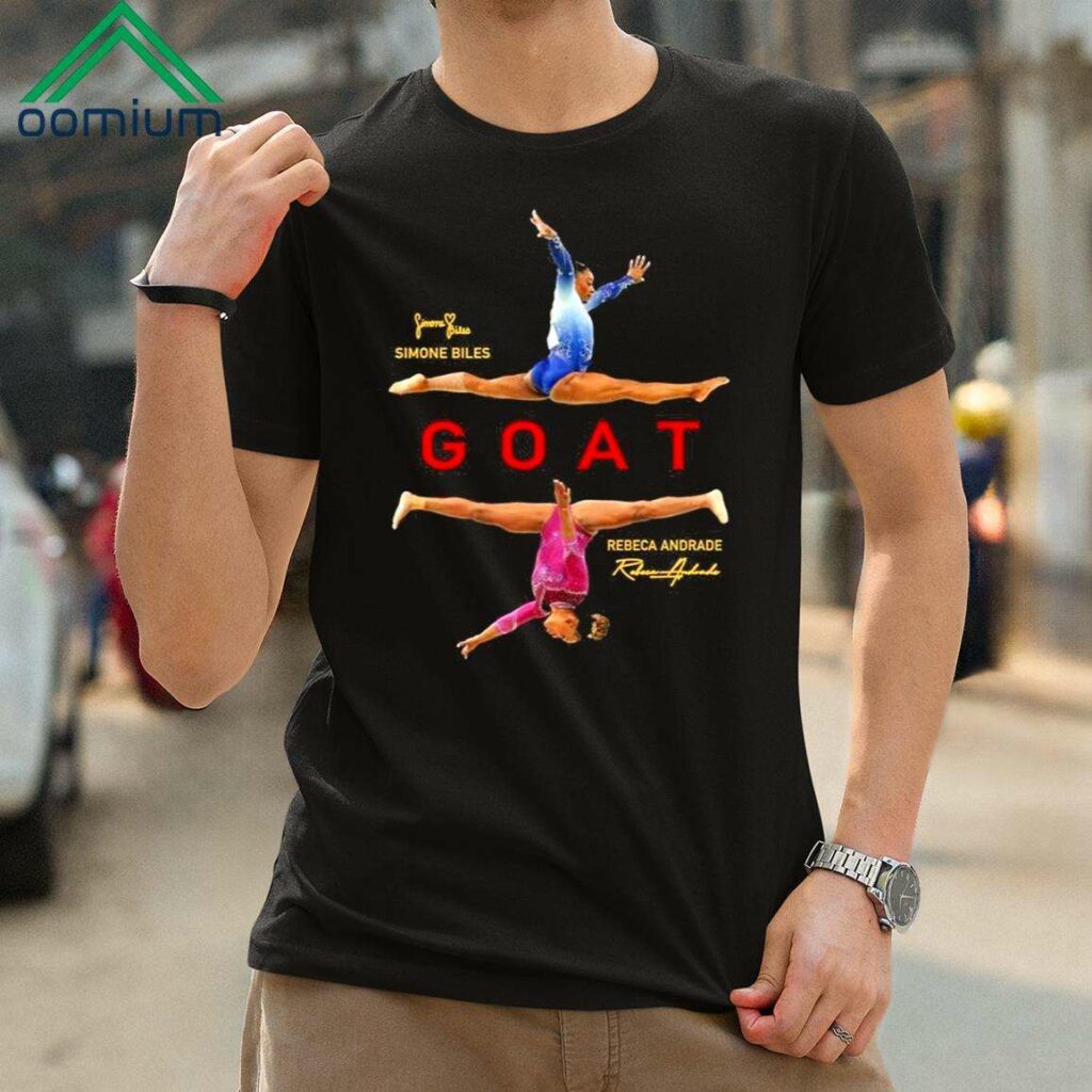 USA Gymnastics Simone Biles Rebeca Andrade The Goat Shirt - oomium.com