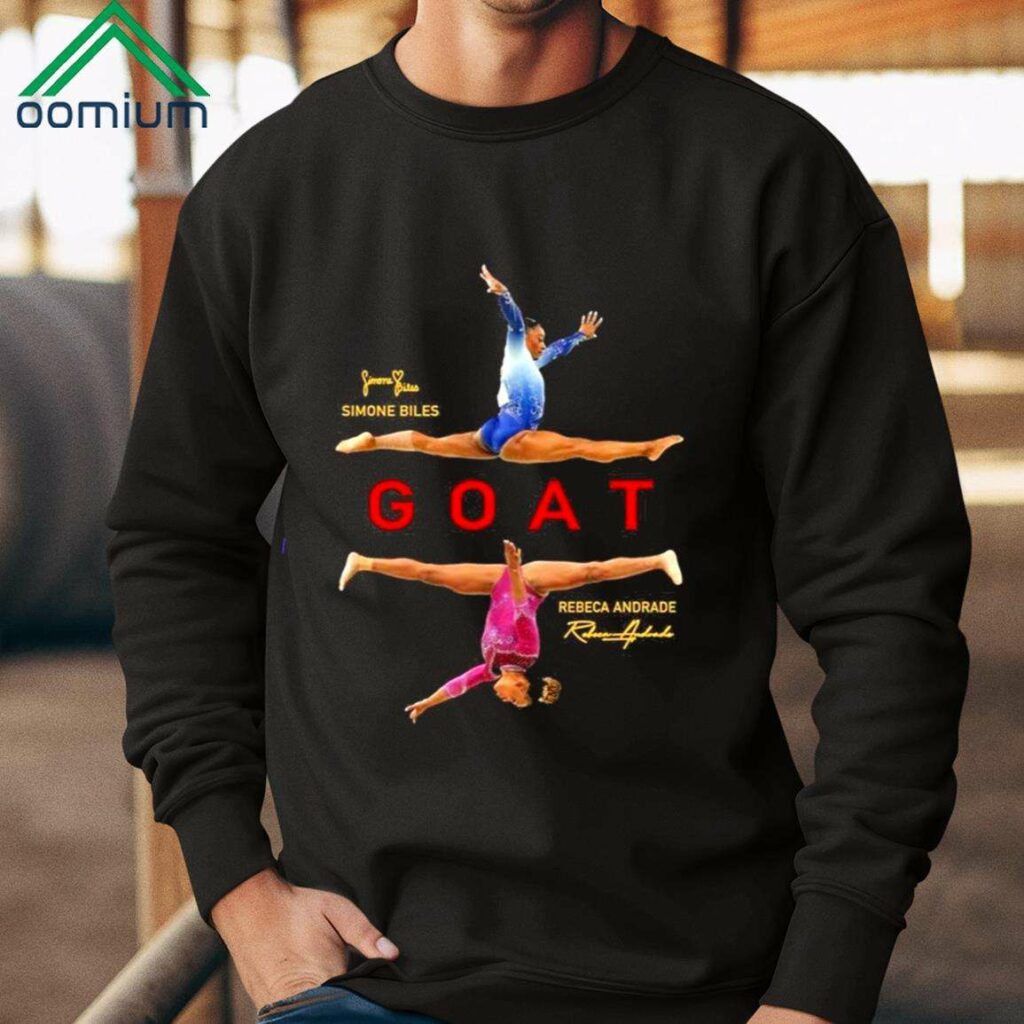USA Gymnastics Simone Biles Rebeca Andrade The Goat Shirt - oomium.com