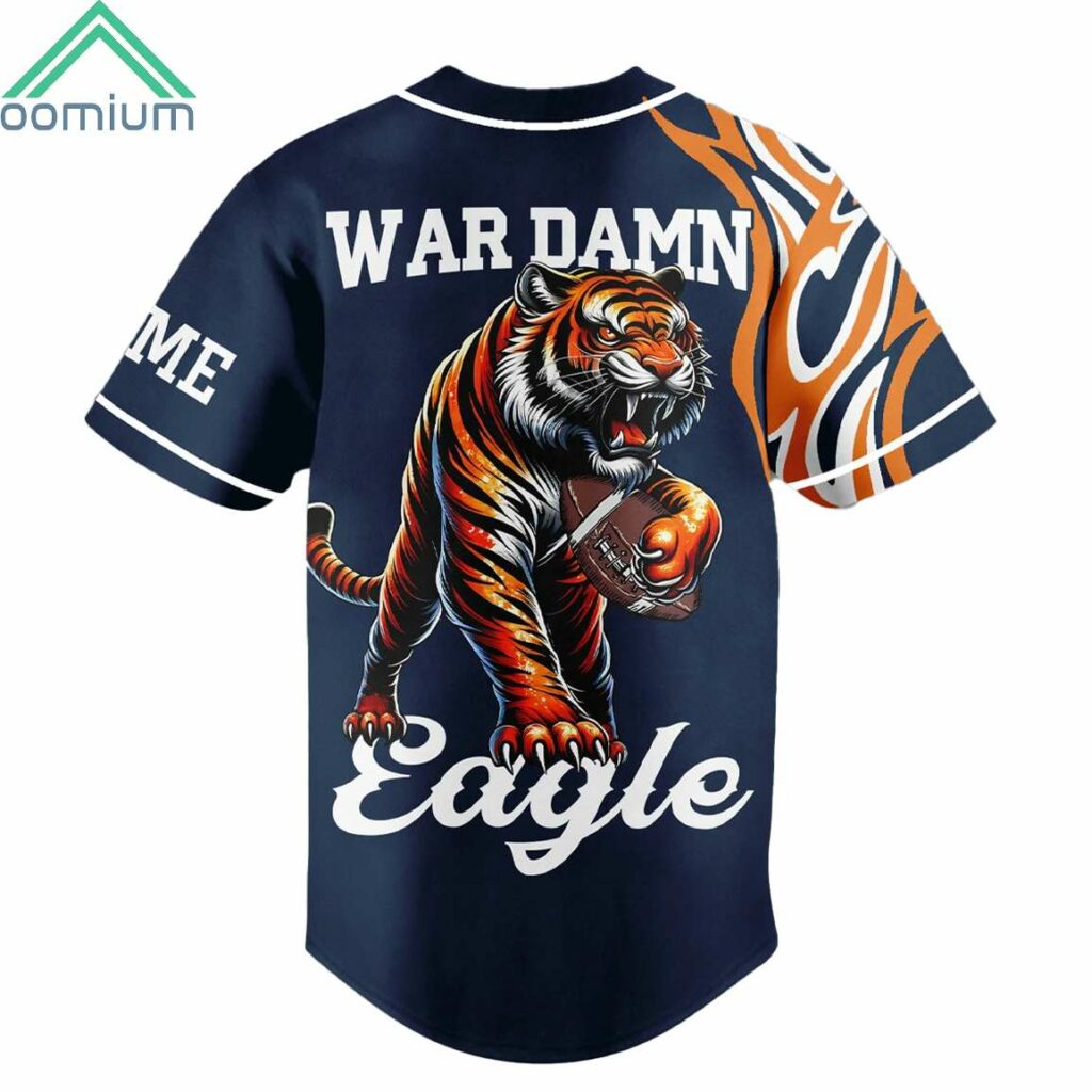 Abunr Tigers War Damn Eagle Jersey - oomium.com