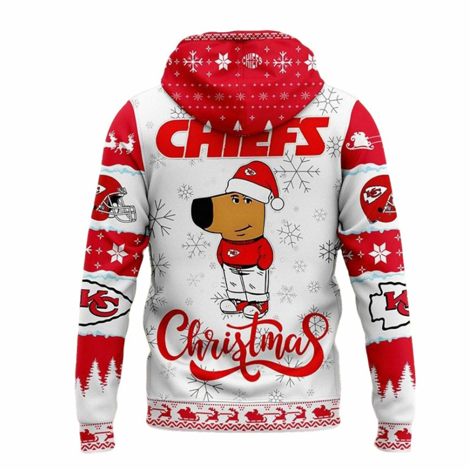 Chiefs Chill Guy Merry Christmas Hoodie - oomium.com